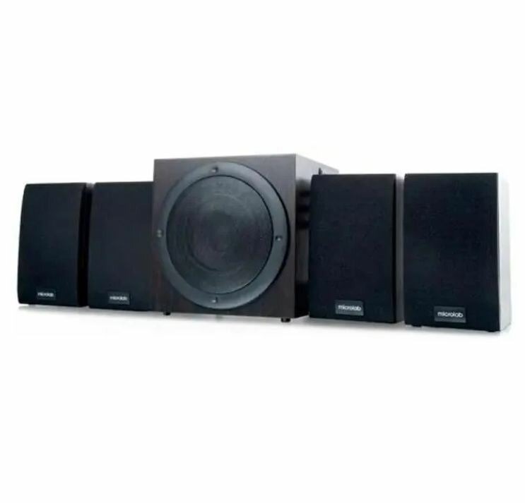Колонки 4.1 Microlab TMN-1 (TMN-1/4.1) черные - 34 Вт, питание - сеть 220В