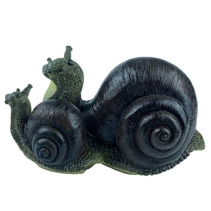 Фигура садовая Улитка двойная, 25*10*15 см KSMR-626071/F074