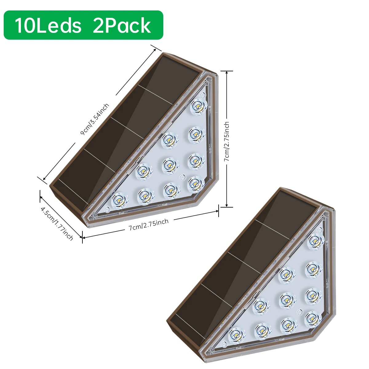 Солнечные светильники AMARYLLIS для улицы 2pcs 10led, warm white