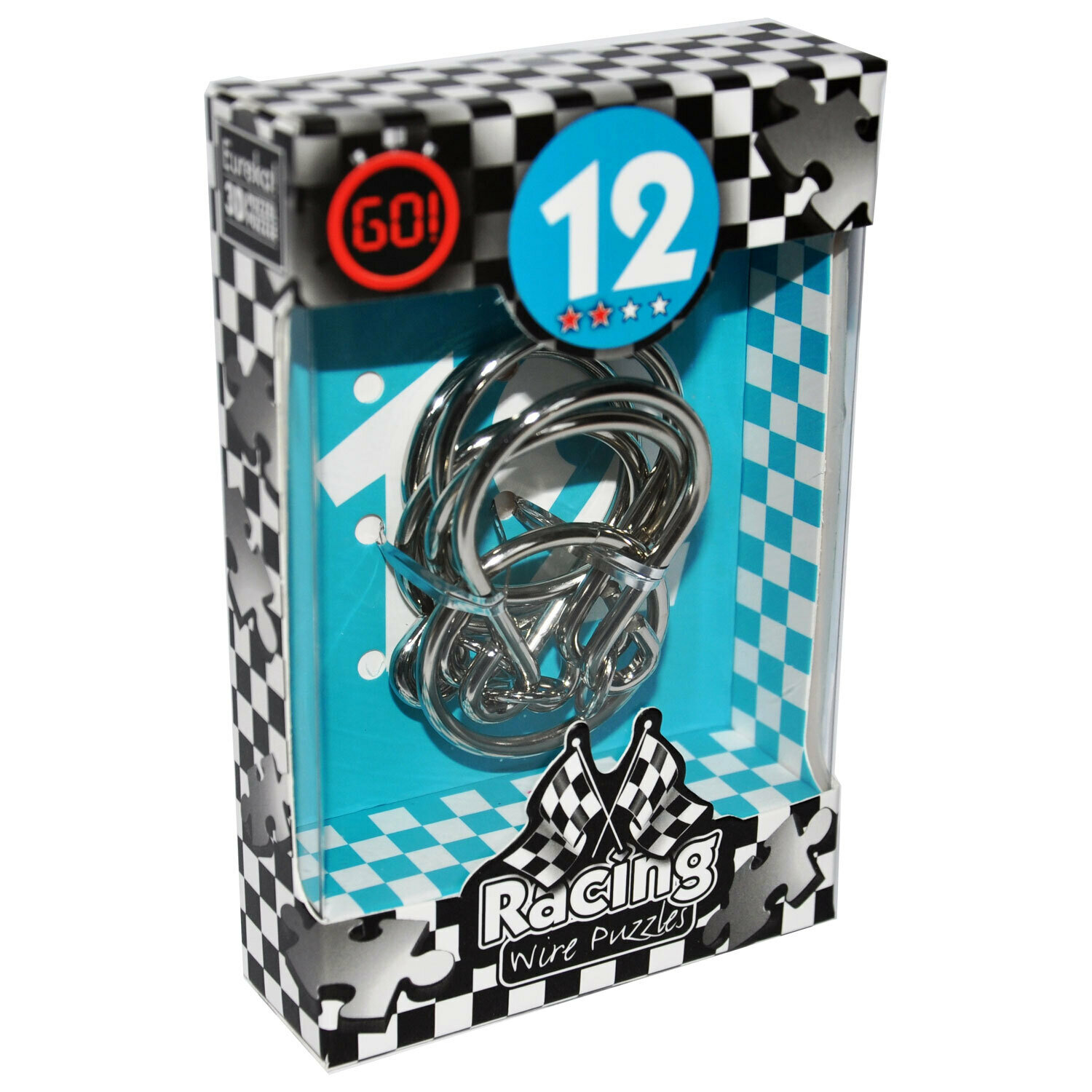 Мини-головоломка из 3 колец Hanayama Эврика 12**, игрушка для детей развивающая, игрушка-антистресс