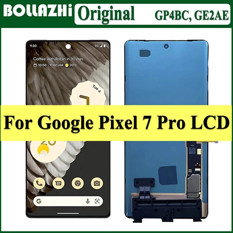 6,7 "оригинал для Google Pixel 7 Pro, замена ЖК-экрана GP4BC, сенсорный дисплей, Original No Frame