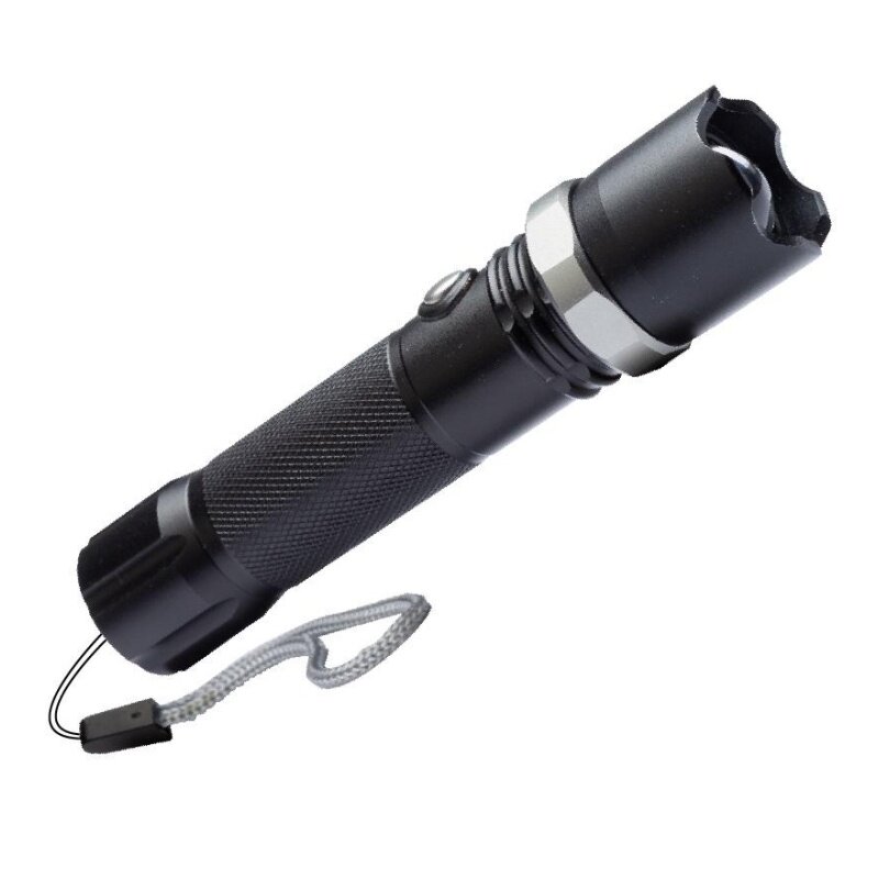 Фонарь Космос ручной, аккумулятор 3 Вт LED, линза, зум, Li-ion 18650 1200 mAh