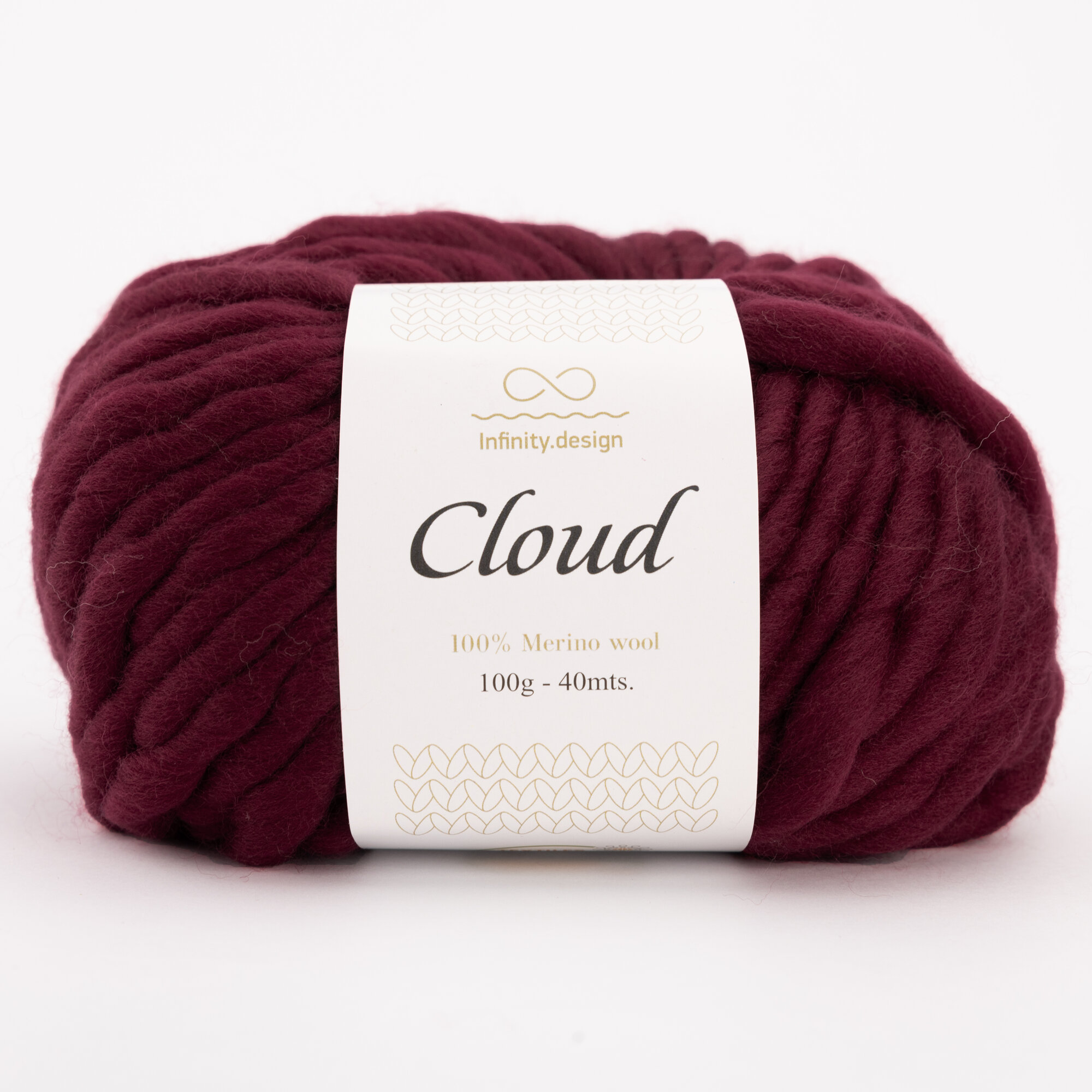 Пряжа INFINITY Cloud 5313 (2 мотка), 100% мериносовая шерсть, 100г, 40м