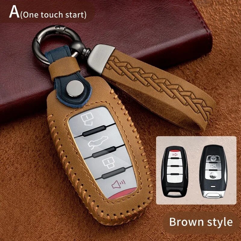Новинка, Модный чехол для автомобильного ключа для Great Wall Haval Jolion H6 H7 H4 H9 F5 F7 A Brown
