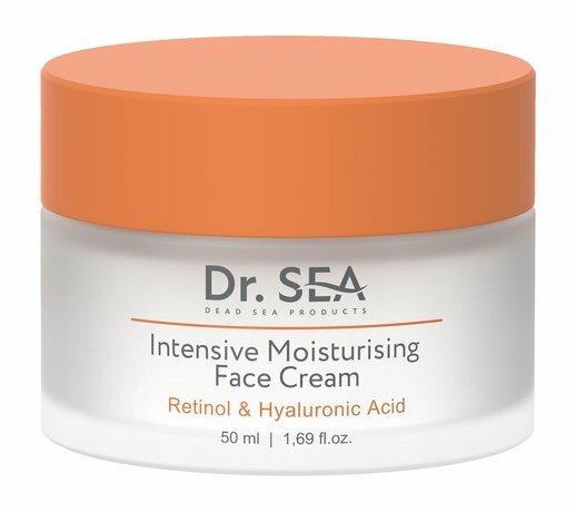 Dr.Sea Retinol Hyaluronic Acid Intensive Moisturising Face Cream Интенсивно увлажняющий крем для лица с ретинолом и гиалуроновой кислотой 50мл