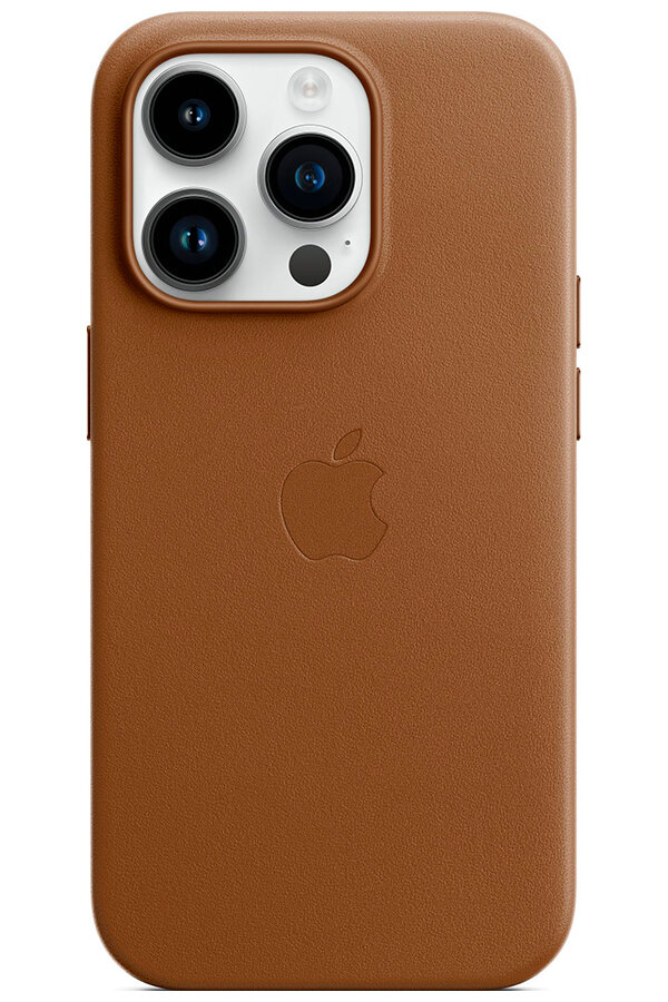 Чехол с магнитным покрытием Type Gorilla Premium Magnetic, iPhone 15 Pro, Brown, Leather (BL-T52-iP15P-LTR-BR)