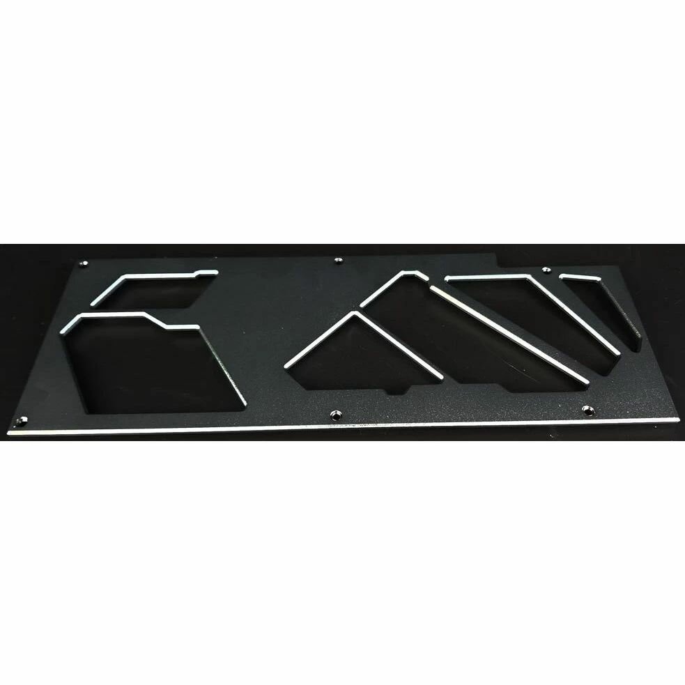 Бэкплейт для водоблока СЖО Bykski FOUR FR-N-GTX1080TI-BE Gun Metal (104113)