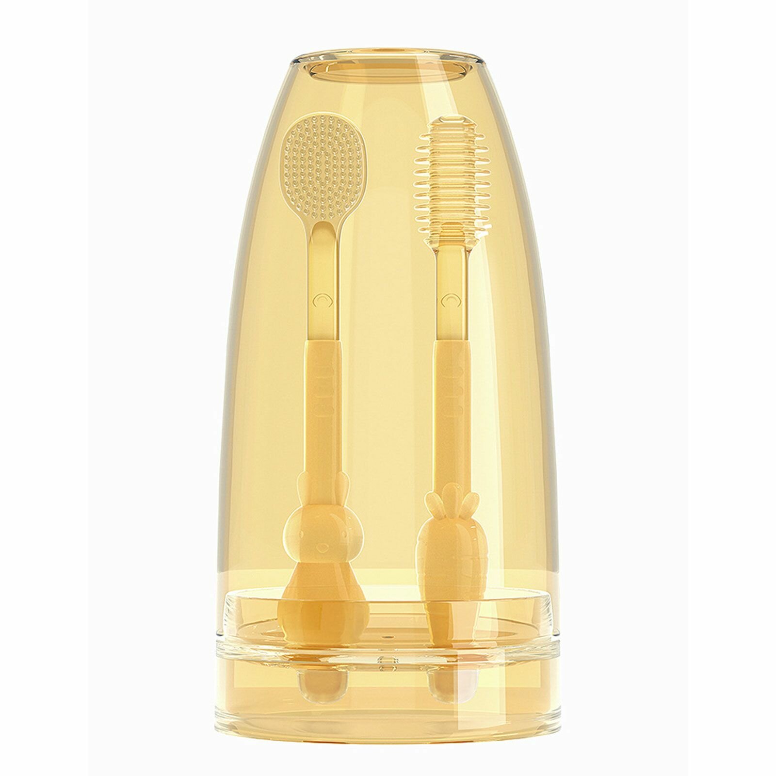 Мягкая детская зубная щетка с силиконовым покрытием