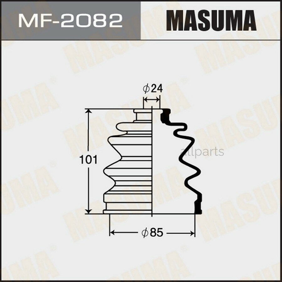 MASUMA MF-2082 Пыльник шруса HONDA CR-V 91-95, TOYOTA CAMRY 90-92