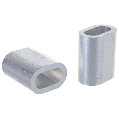 DIN 3093 Зажим для троса 3мм алюминиевый 4шт Крепдил-Фасовка