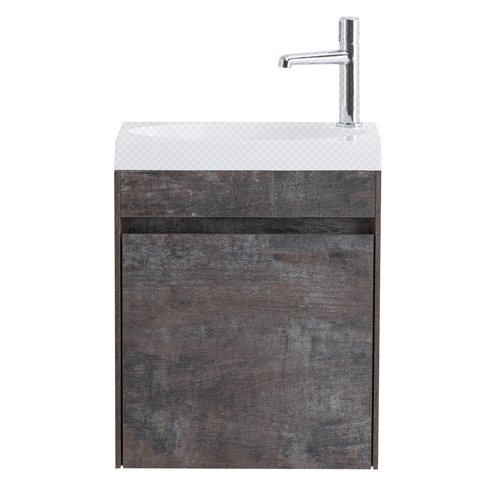 Тумба под раковину BelBagno Pietra Mini-460-1A-SO-PT-L Stone