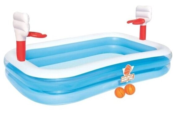 Бассейн надувной Bestway 499421 Баскетбол 254х168х102 см от 3 лет