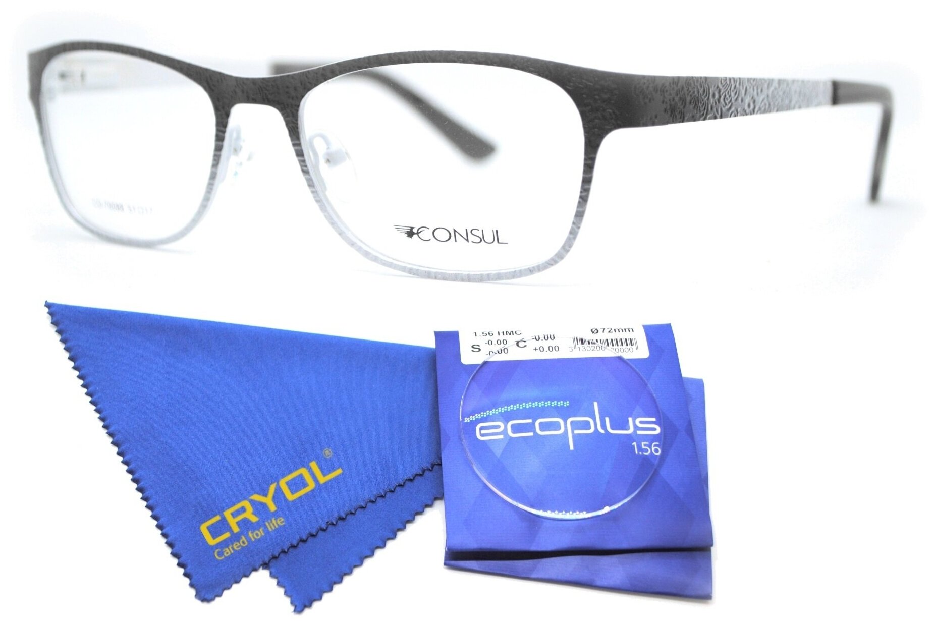 Очки CONSUL с линзами CRYOL -1.00 РЦ 64-66 мод. 70088 Цвет 2