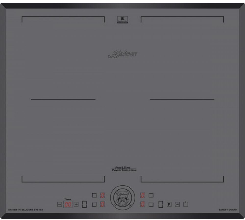 Индукционная варочная поверхность KAISER KCT 6730 FIG, серый