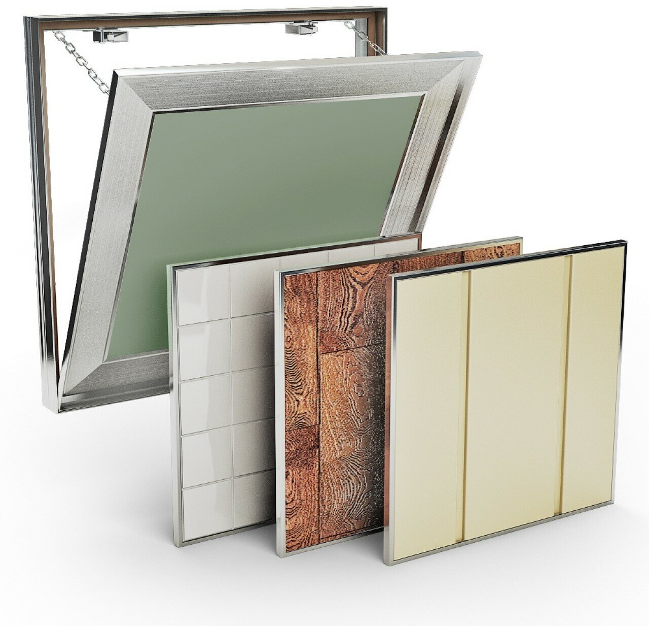 Люк под плитку универсал 50х50h