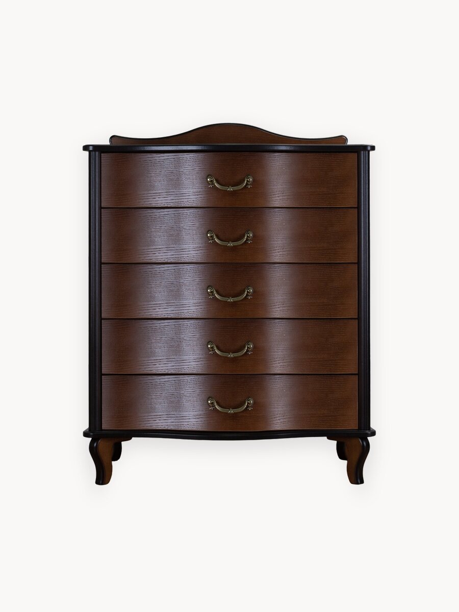 Комод Мебелик Джульетта с выдвижными ящиками, в прихожую, в спальню цвет орех Л