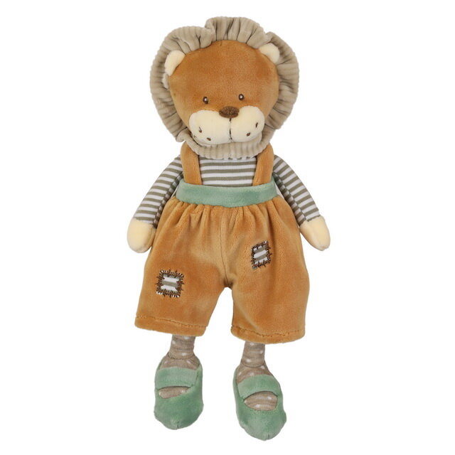 Мягкая игрушка Лев Маэль в бежевом комбинезоне 20 см, Barbara Bukowski, Bukowski, 0222WAA00-0114-2