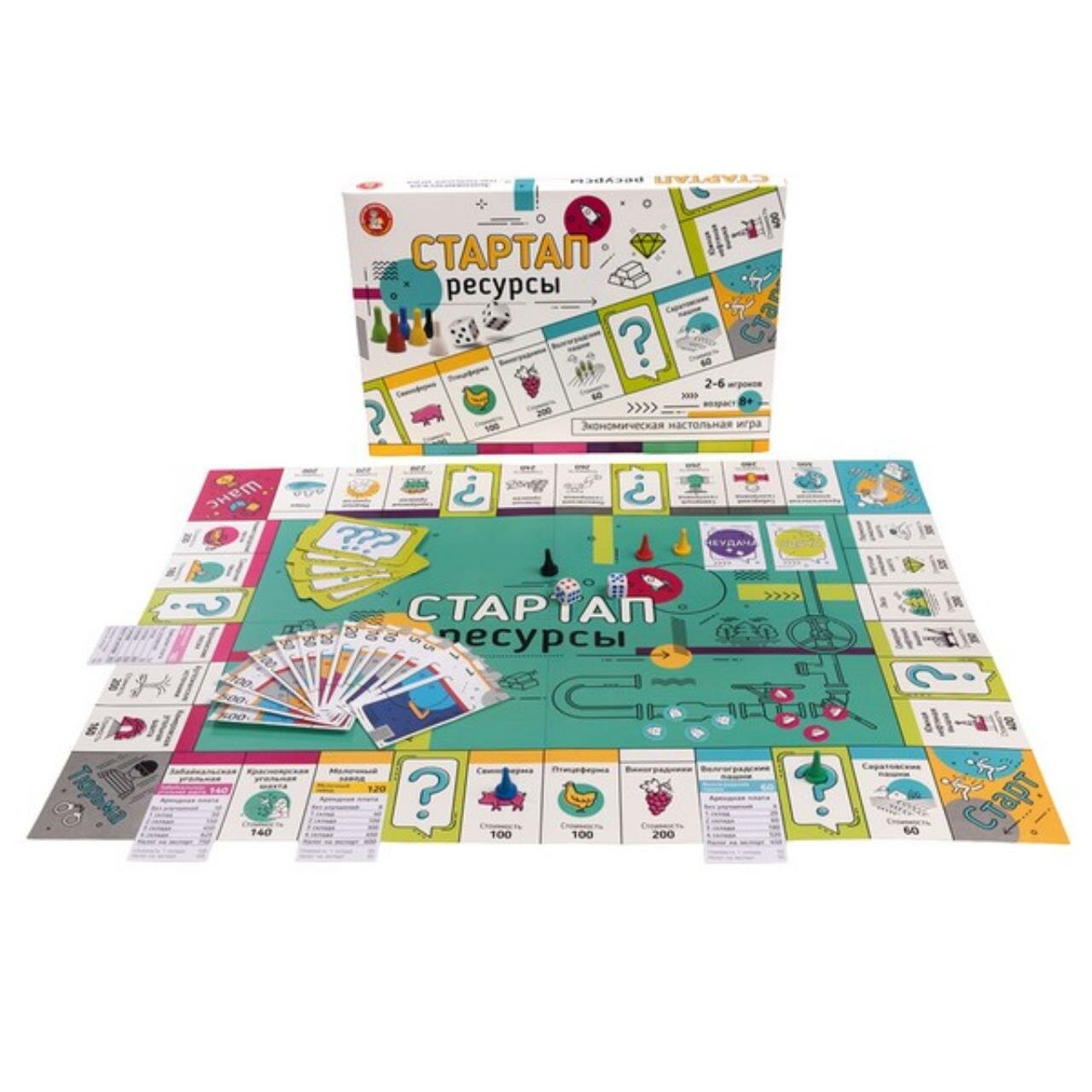 Игра Десятое Королевство "Стартап", для большой компании, 2-6 участников, картон