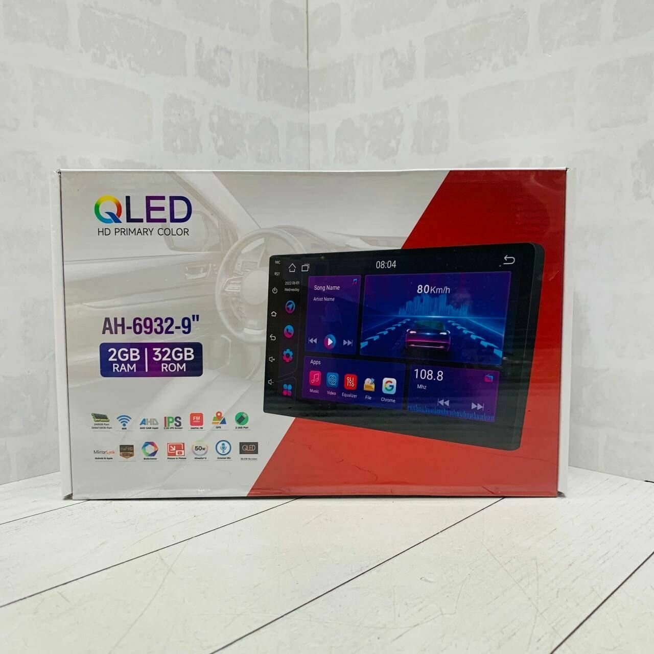 Мультимедийная магнитола Android 2+32 QLED