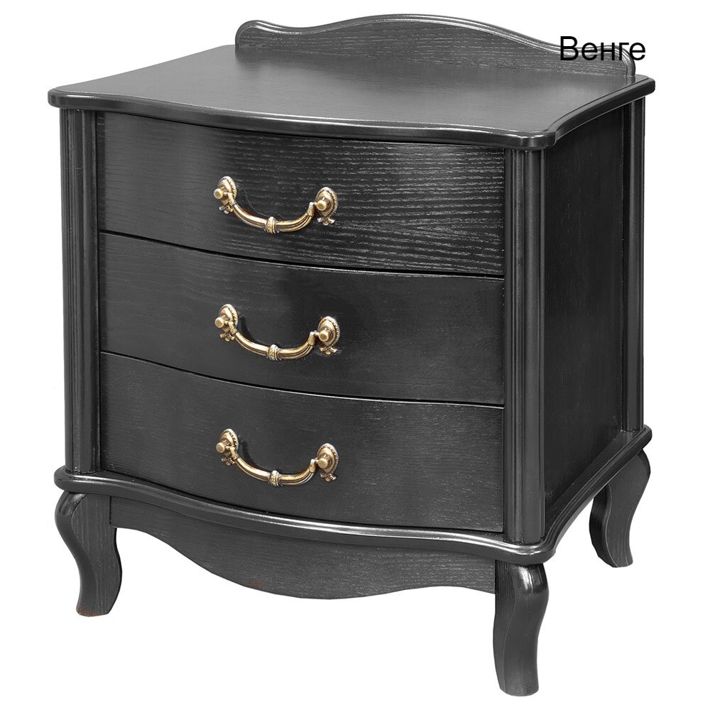 Тумбочка прикроватная "Джульетта" 3 ящ. (венге) Вис