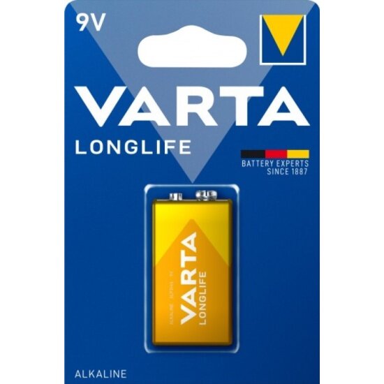 Элемент питания Varta Longlife 6LR6 9V бл 1