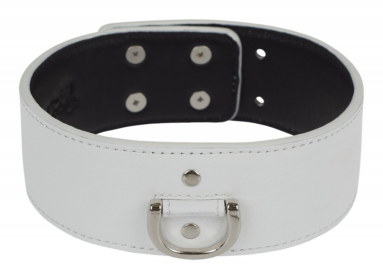 Ошейник БДСМ, натуральная кожа, чокер эротик, 18+