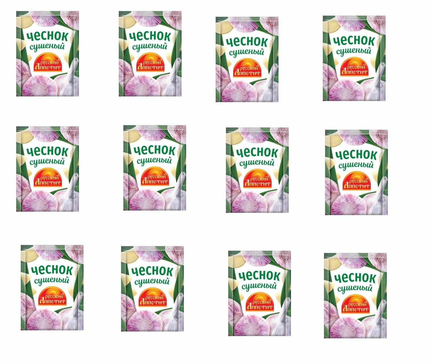 Русский аппетит Чеснок сушеный, 10 г - 12 шт.