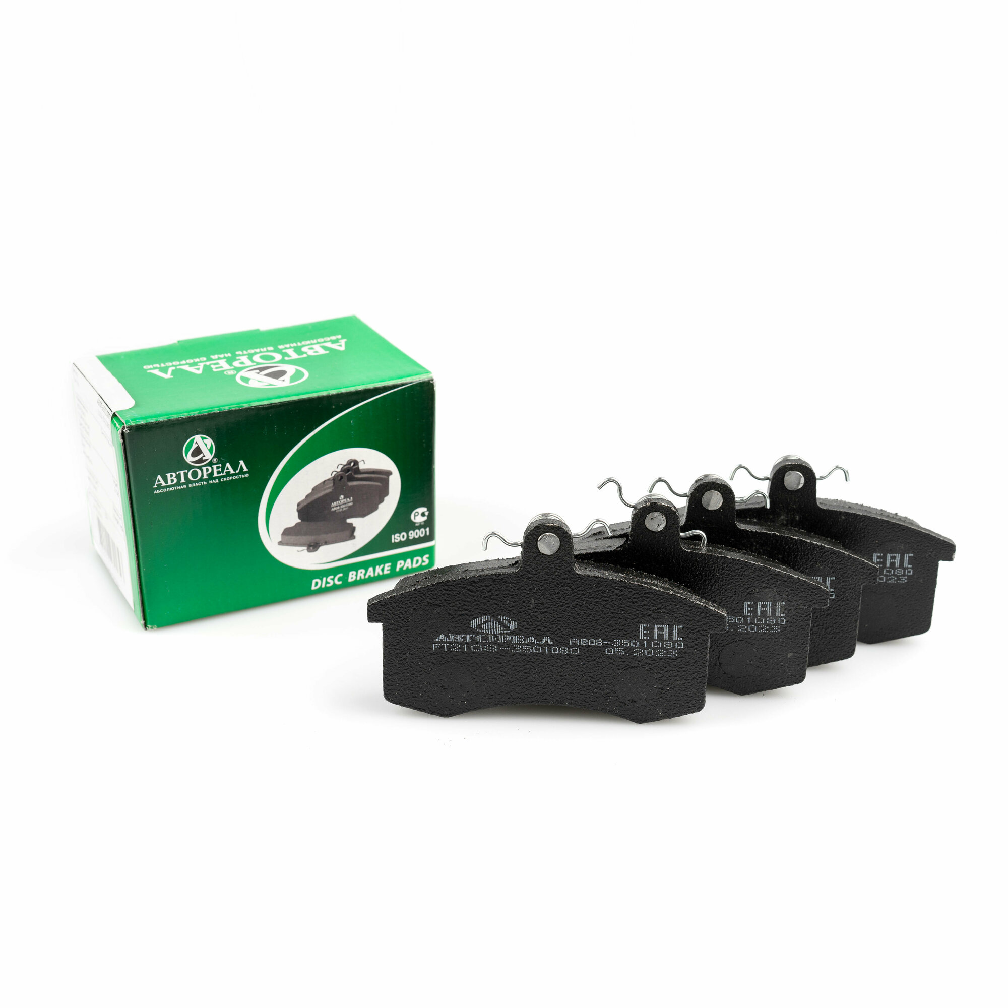 Колодка тормозная ВАЗ-2108-099 передняя (Автореал) (4 шт.)