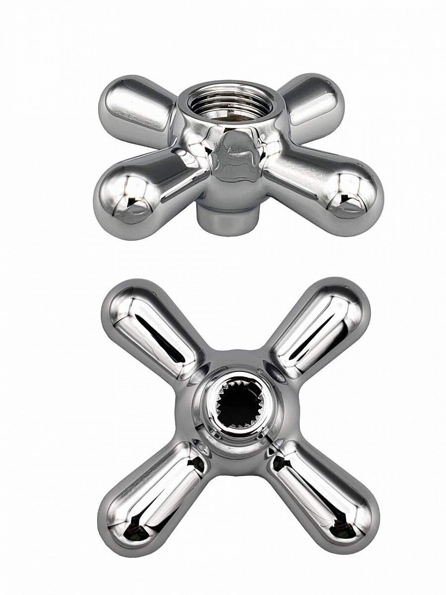 Ручка для смесителя Vidima B964939AA, металл, 20 шлицев, хромированная