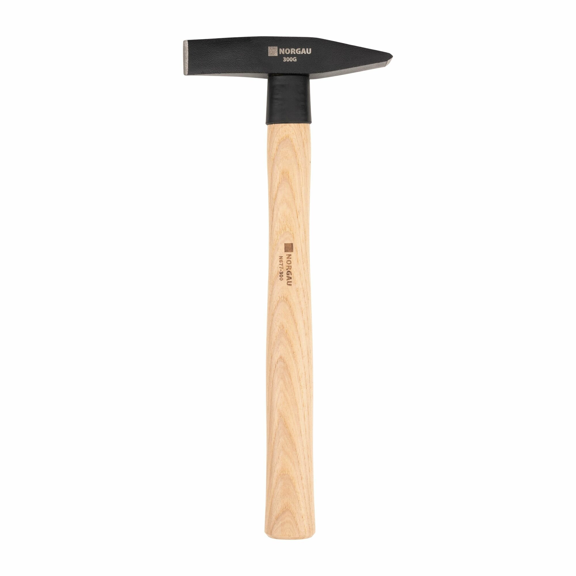 Молоток сварщика NORGAU Industrial с эргономичной рукояткой из древесины гикори 390 гр, длина 300 мм