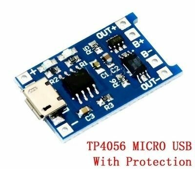 Модуль зарядного устройства Micro USB на TP4056