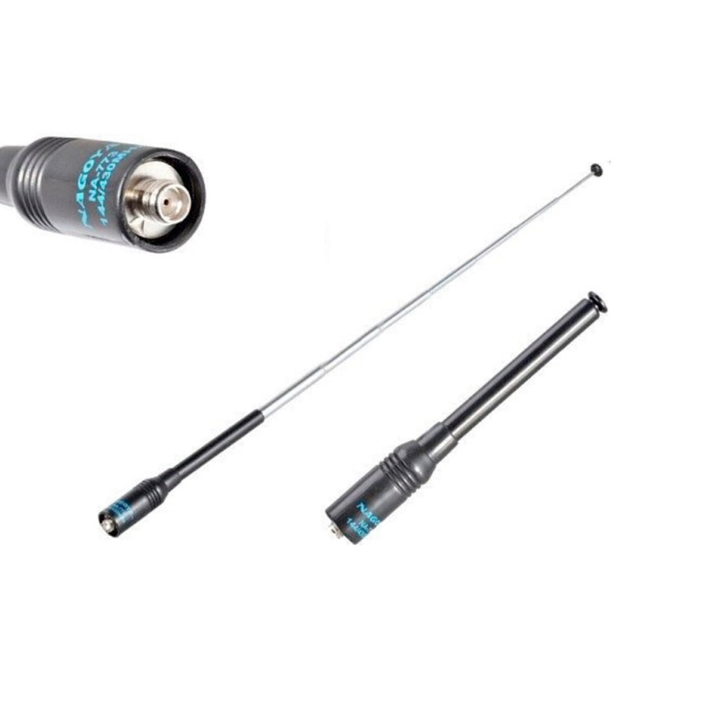 Антенна телескопическая Nagoya NA-773 (длина от 10 до 40 см) для раций Baofeng и других радиостанций