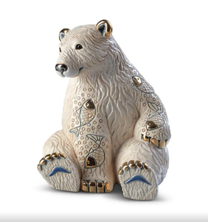 Статуэтка Белый медведь Wild Life Collection H 15; 12х11 см KSVA-DR-1032