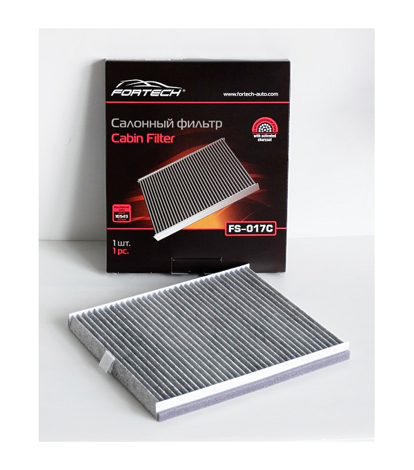 FORTECH FS017C (2170812202010) фильтр салона уголь. vaz priora 2170, 2172