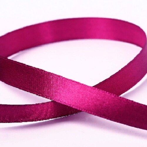 Лента атласная Фиолетовая 15 мм, намотка 23 м, 2 рулона