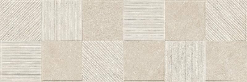 Керамогранит Marazzi Ragno Eterna Blanco Struttura Quadro 3D rett. R8HU 30х90 см