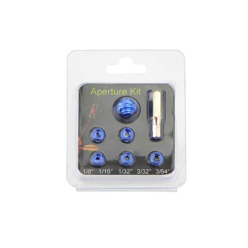Aperture Kit, 5 шт, Синий, 1/8" - 3/64"