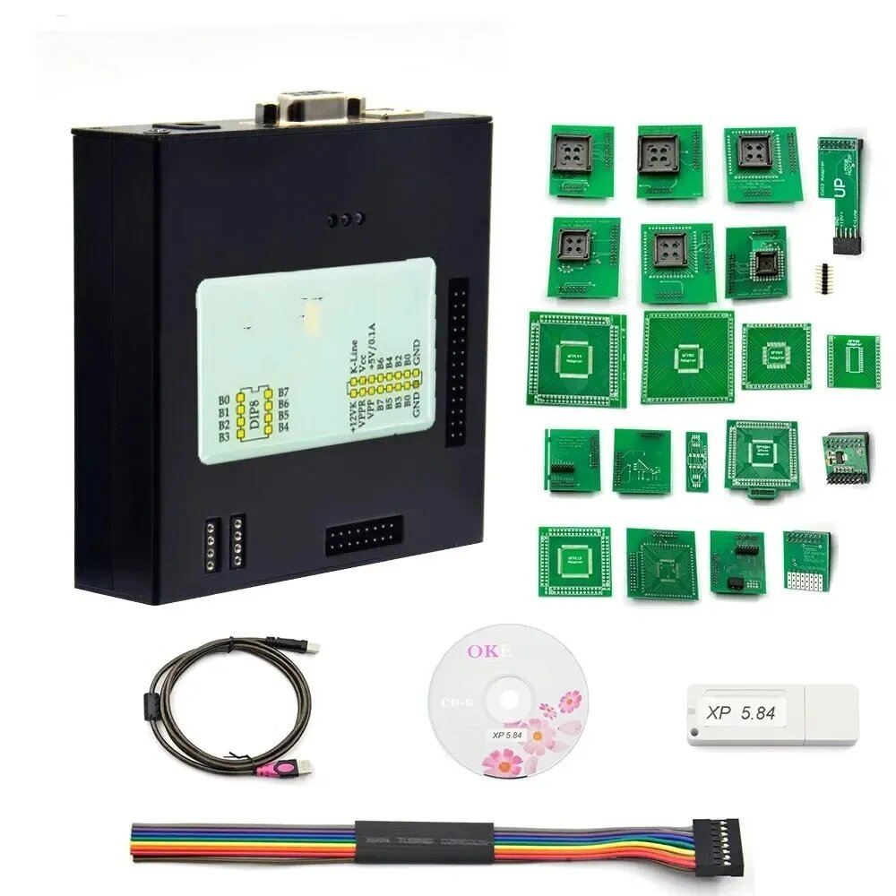 Лучшее качество XProg-M V6.50/6.26/6.12 Xprog 5,84/5,555, автоматический чип ЭБУ, программатор, инструмент с полными адаптерами, USB-ключ Xprog 5.84