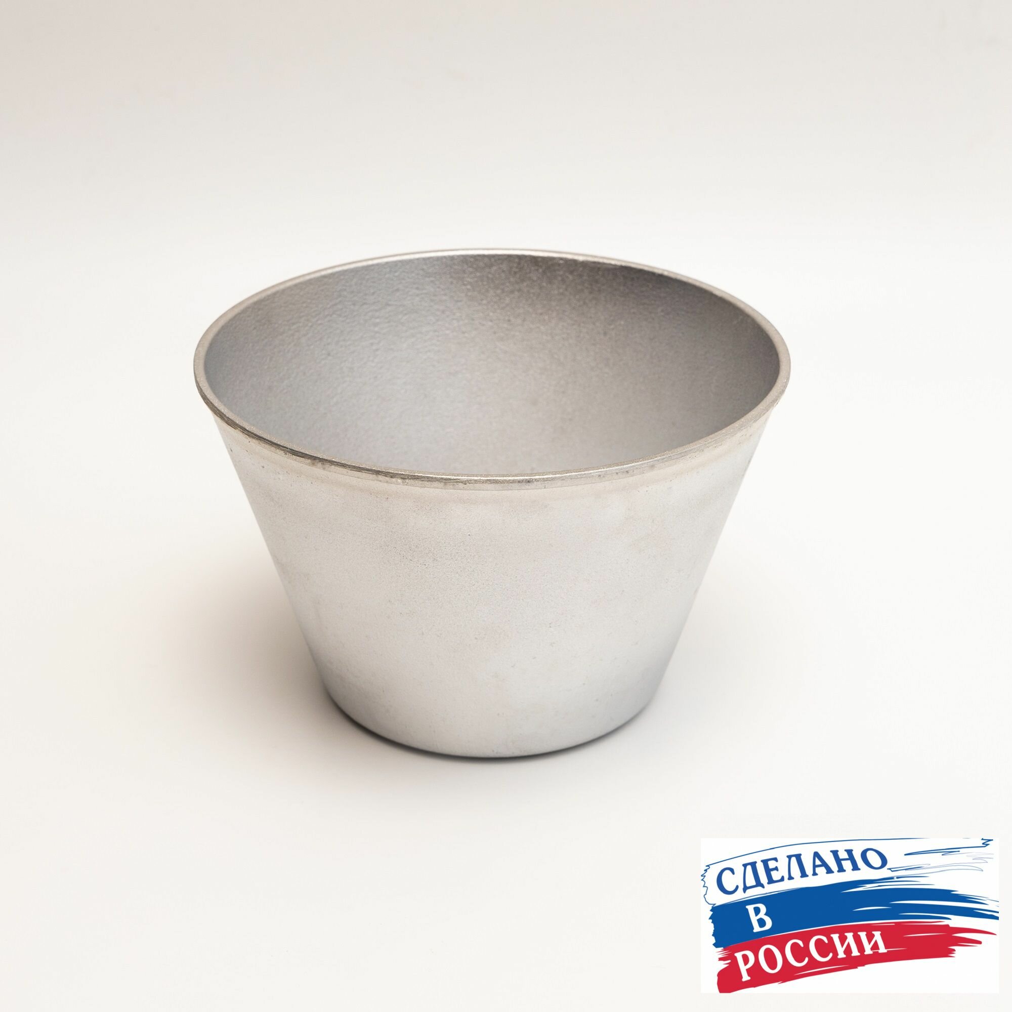 Форма для выпечки хлеба 19х11.5х12 см (литой алюминий, Россия)