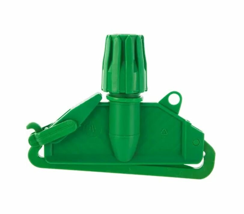 Держатель зажим для мопа Кентукки зеленый, 17 см