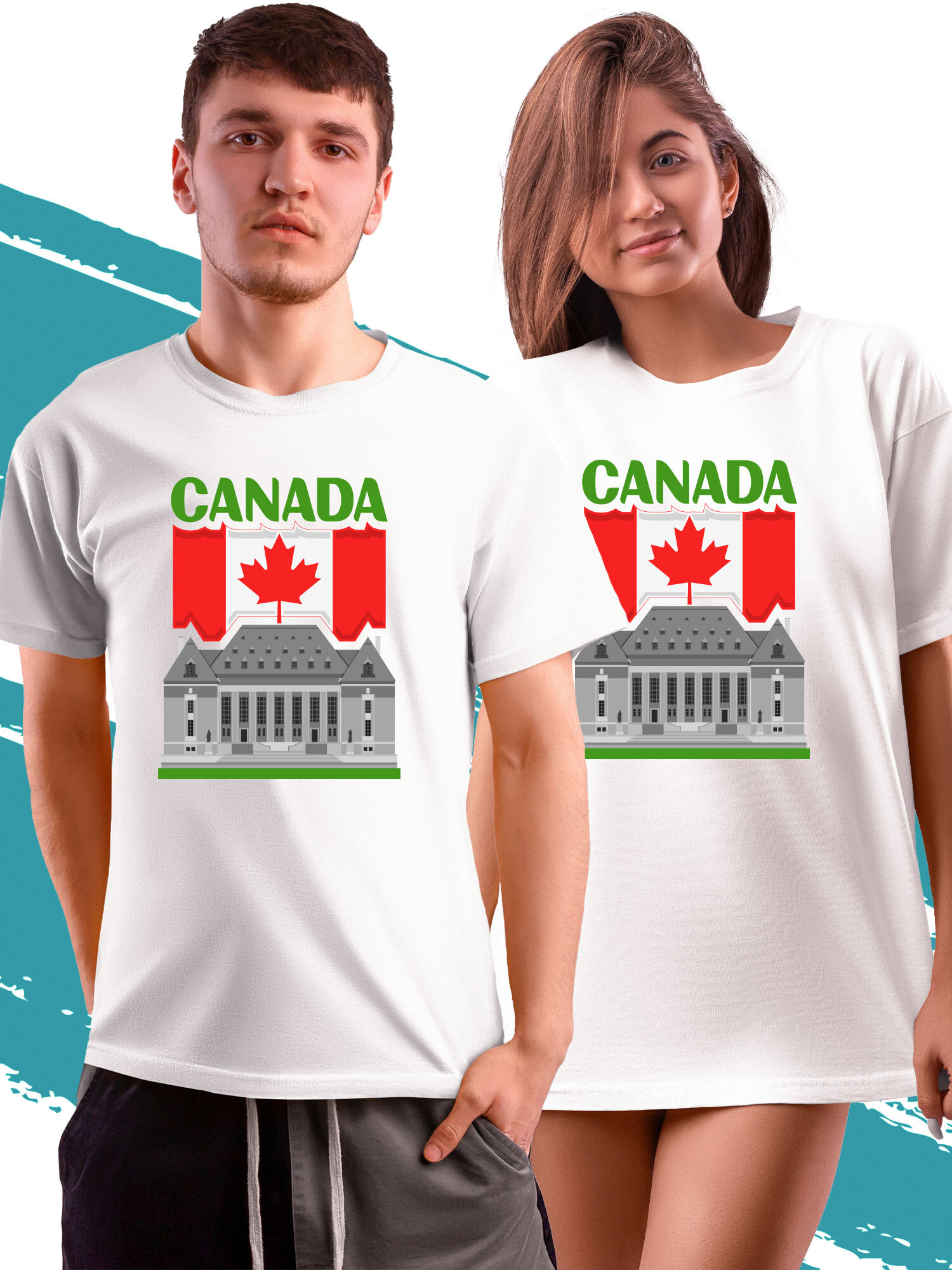 Футболка флаг Канады Canada