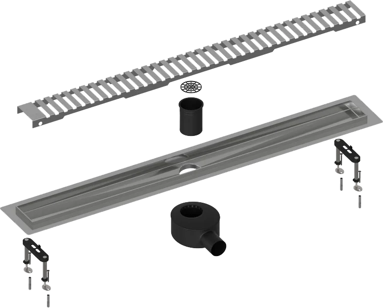 Душевой трап (лоток) Timo Drain Systems DS230108/01 800 вставка lines, сатин