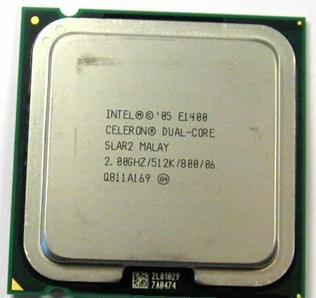 Процессор Socket-775 Intel Celeron Dual Core E1400 2,0/512/800 SLAR2 MALAY