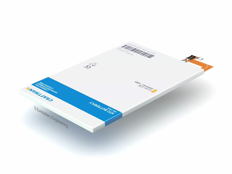 Аккумулятор для HTC X920 Butterfly J/Droid DNA/Butterfly (BL83100, BTR6435B) 2000mAh "Craftmann"