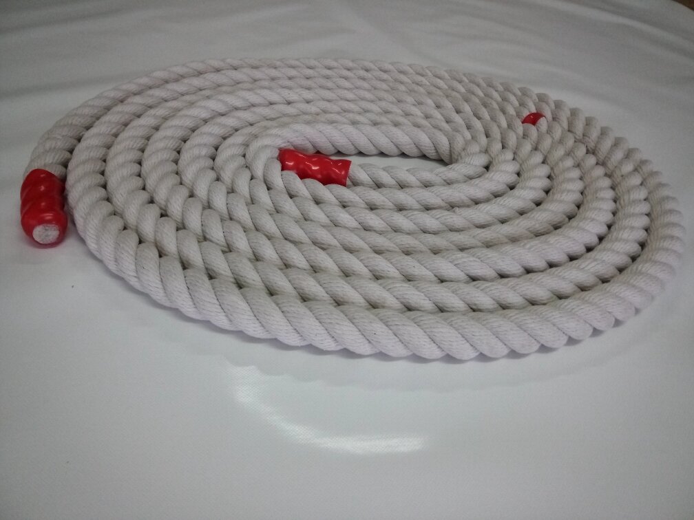 Канат для перетягивания х/б 10 м, диам.40 мм