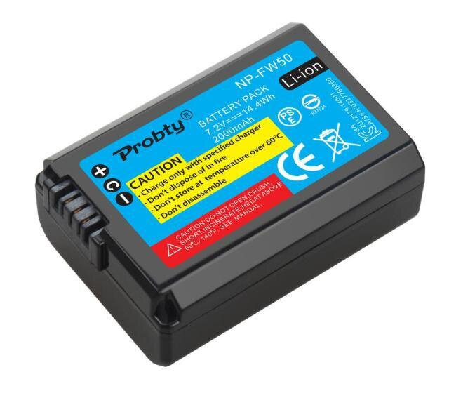 Аккумулятор Probty 2000mAh NP-FW50