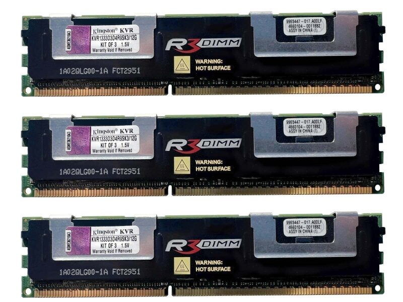 Оперативная память Kingston KVR1333D3D4R9SK3/12G DDRIII 12Gb