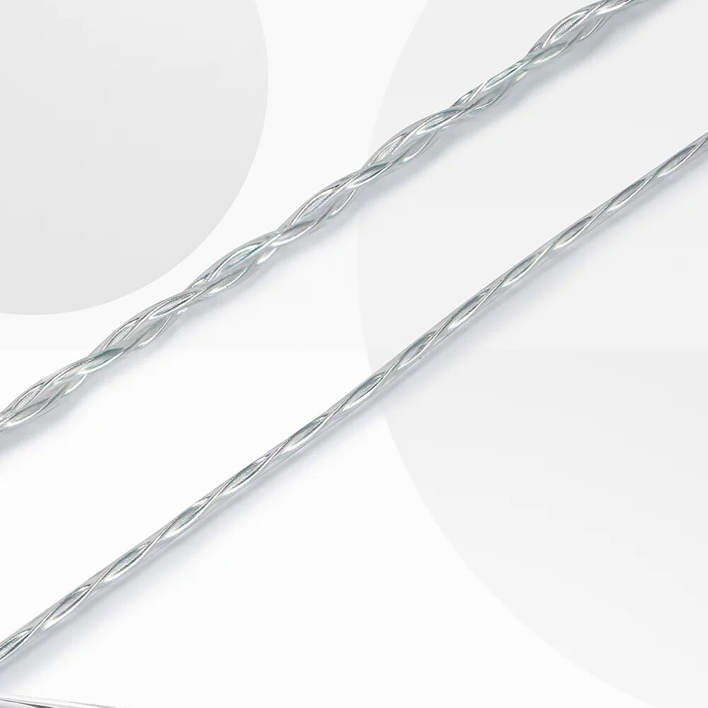 OEAudio 2DualCPS Lightning-MMCX transparent сменный кабель для наушников