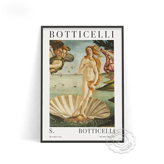 Хоскбир Постер Sandro Botticelli Рождение Венеры A, 50x70cm No Frame