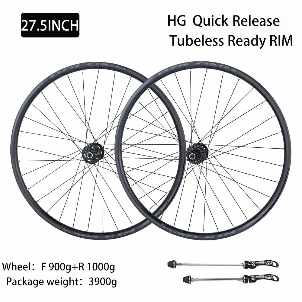 Колесная пара для горного велосипеда BOLANY 26/27,5/29 дюймов, бескамерный быстроразъемный диск, подшипник дискового тормоза с 32 отверстиями